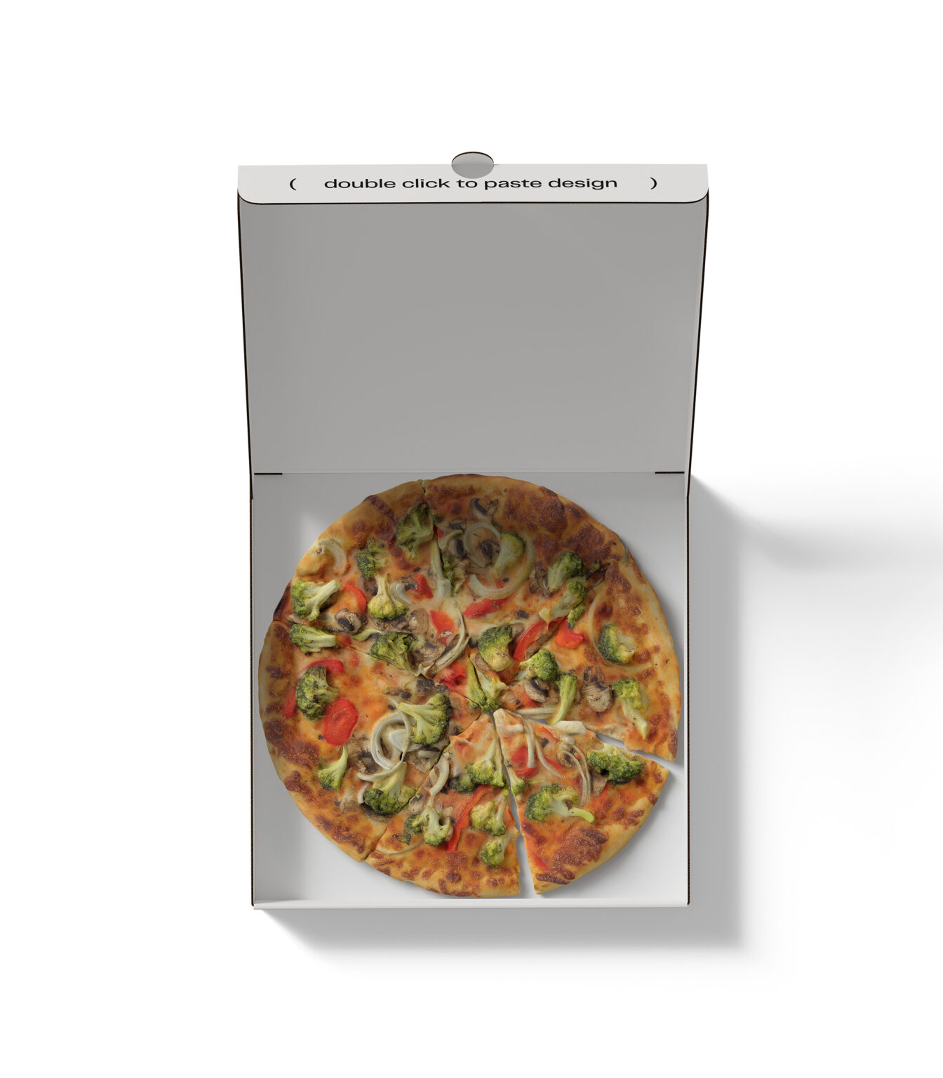 Pizza Box Mockup V5 Isometric | Mockup store | Creatoom